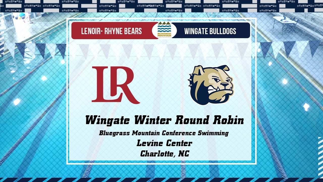Wingate vs Lenoir Rhyne (Wingate Winter Swimming Invitational) - YouTube
