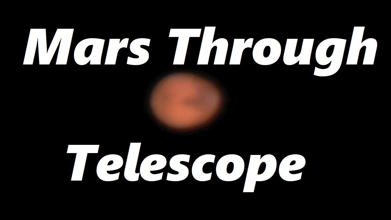#Mars Video Using Celestron AstroMaster 130EQ Telescope 10mm Lens ...