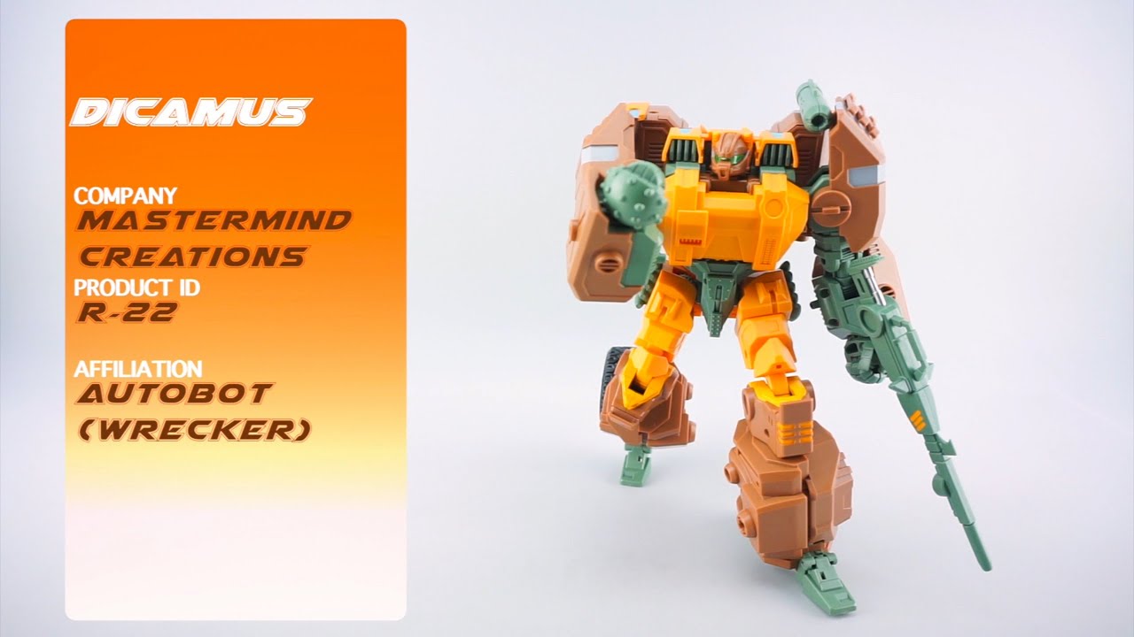 Transformers Review: Mastermind Creations R-22 Dicamus Preview // P4L ...