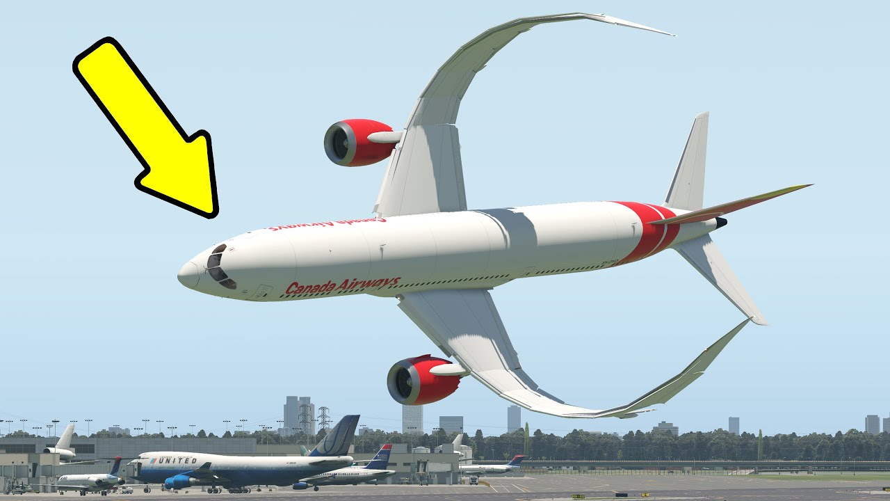Amateur Pilot Causing Boeing 787 Drifting On Runway | X-Plane 11 - YouTube