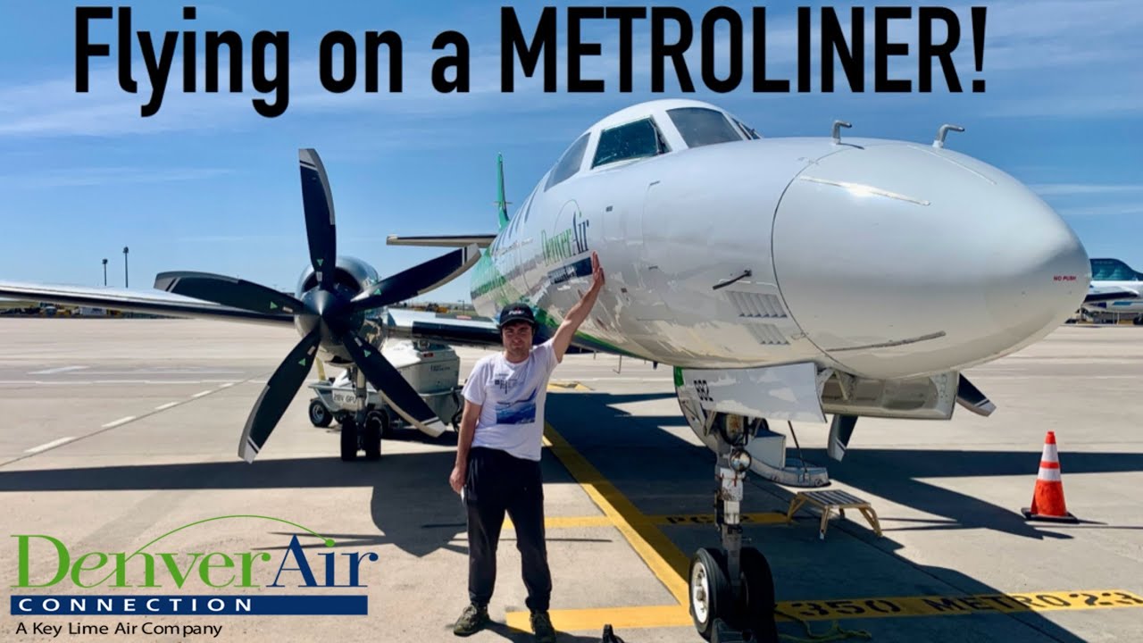 Flying On a Passenger Metroliner (and almost got stranded) - YouTube