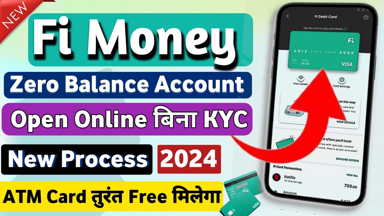 Fi Money Bank Zero Balance Account Opening | How To Open Account In Fi ...