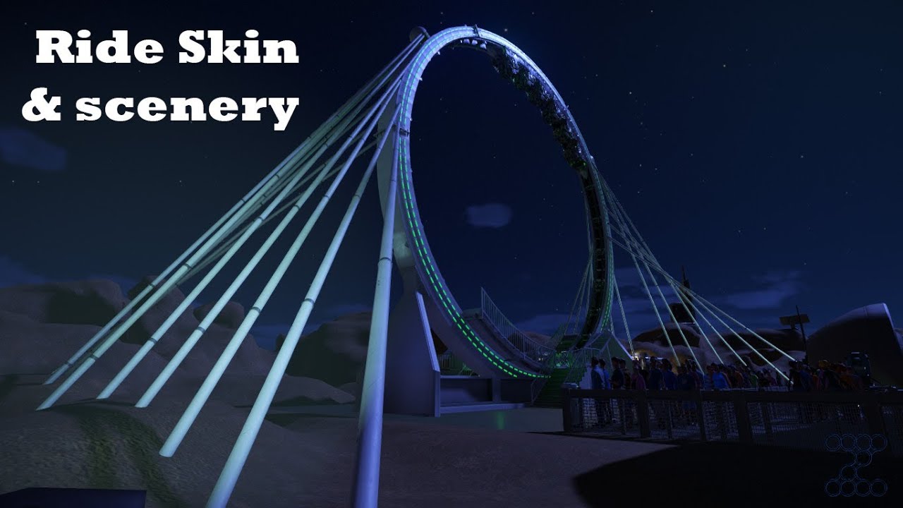 Part 8.1: Ride Skin & Scenery [Planet Coaster] - YouTube