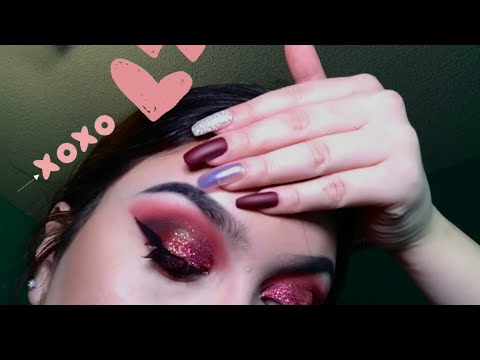 SPARKLY & SEXY VALENTINES MAKEUP LOOK | Lexy Rose - YouTube