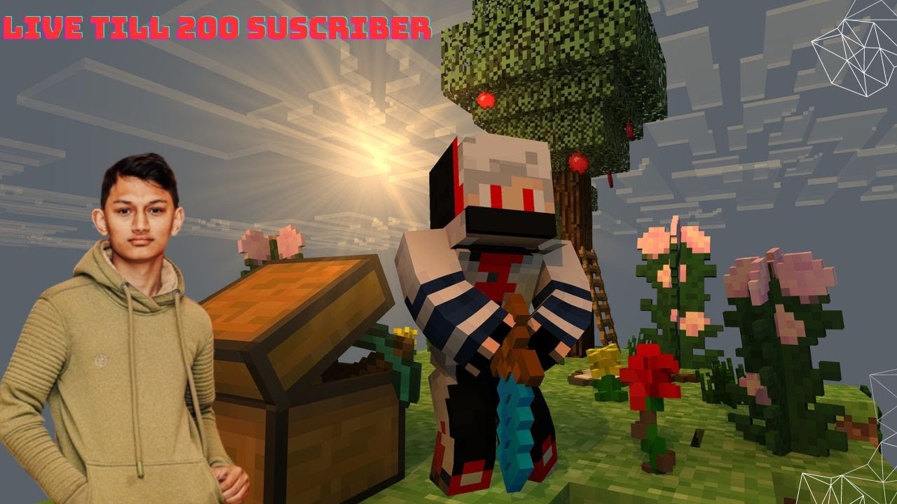 Live Till 200 Suscriber Minecraft Public Server Stream | HariGamerz ...