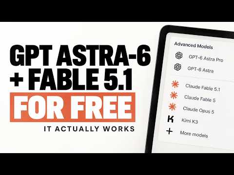 How to Use GPT Astra-6 & Fable 5.1 for FREE (It Actually Works!)