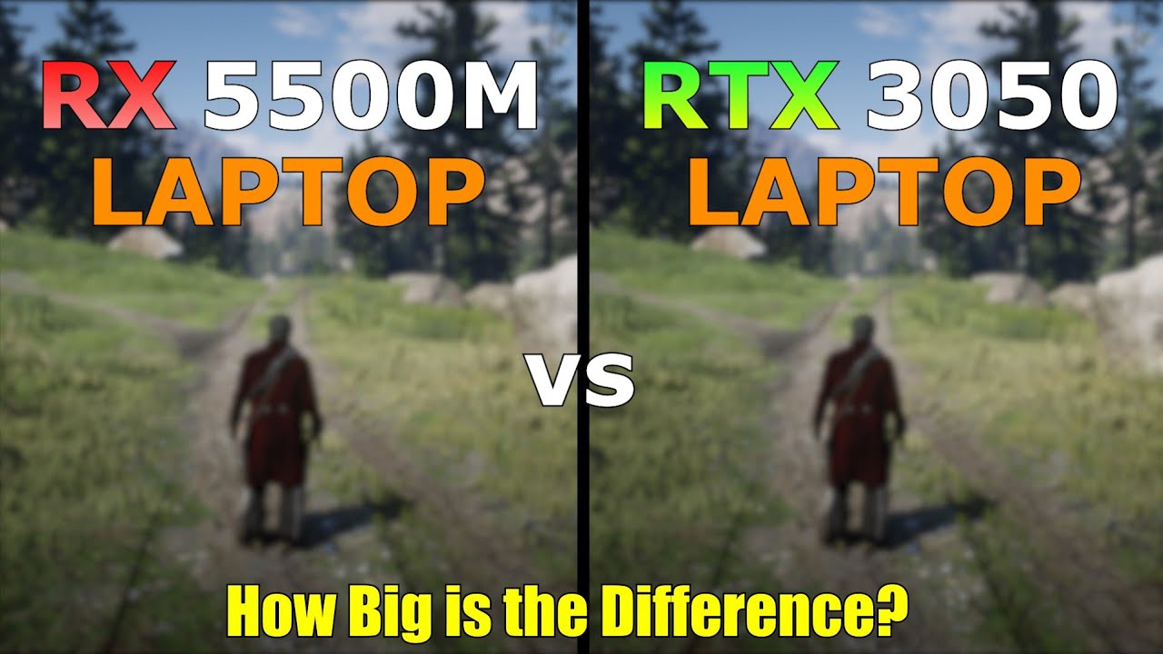 RX 5500M Laptop vs RTX 3050 Laptop - Gaming Test - How Big is the ...