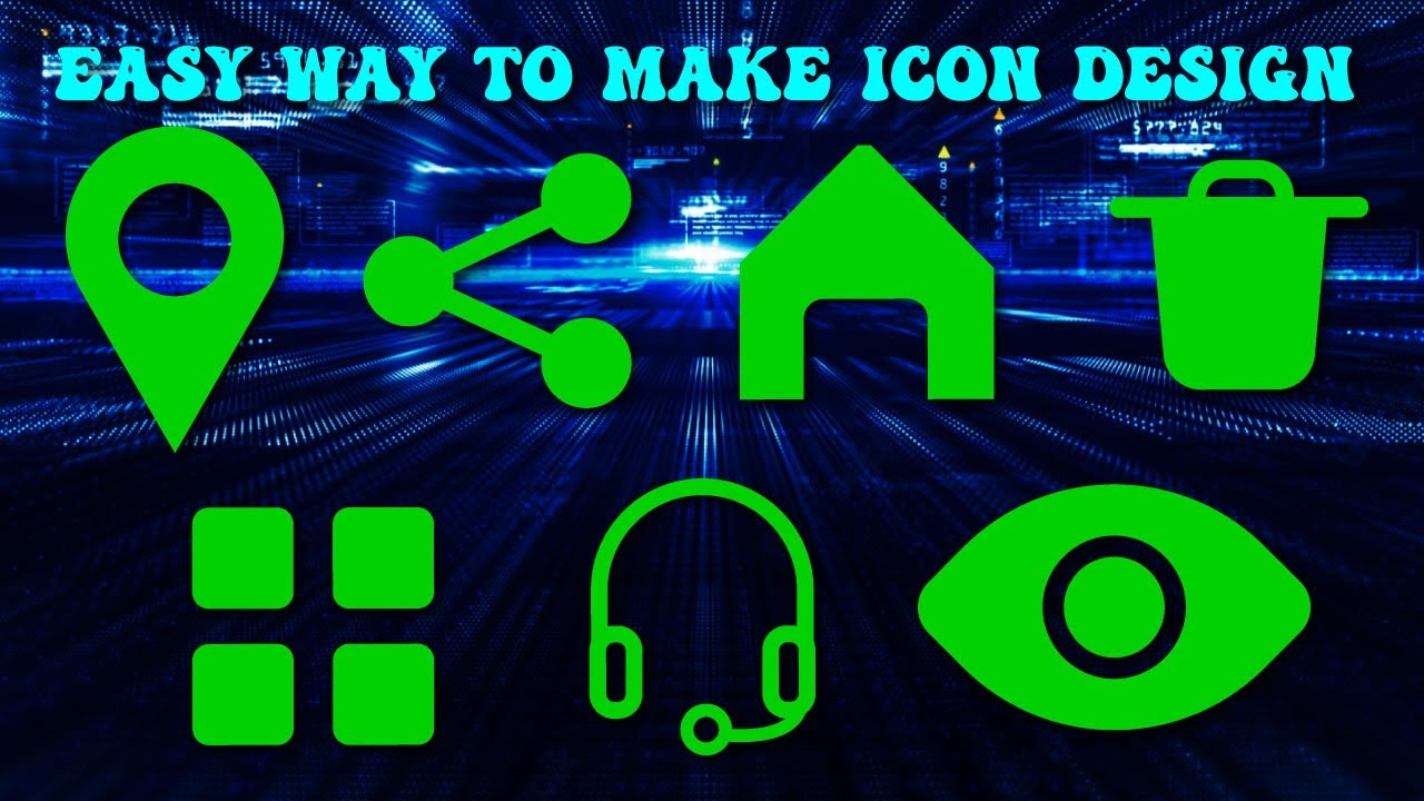 How to make icon design - YouTube
