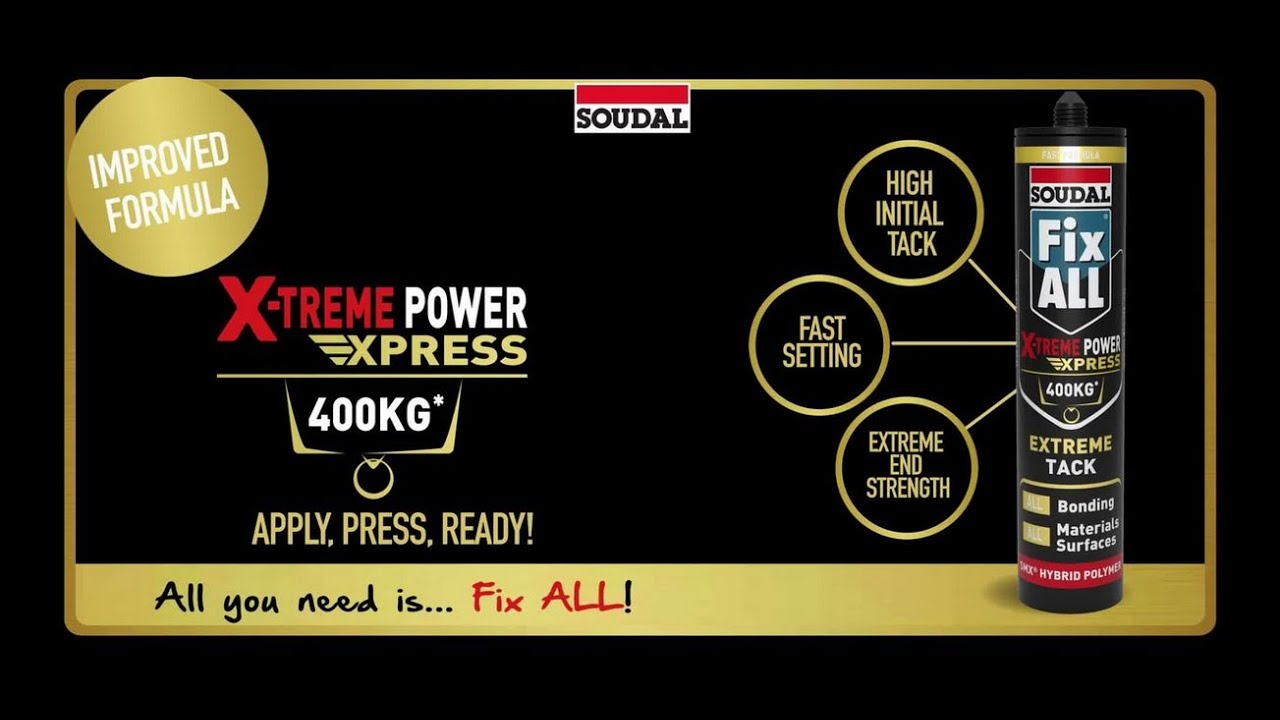 Fix ALL X Treme Express 400kg Super Fast Adhesive Movie - YouTube