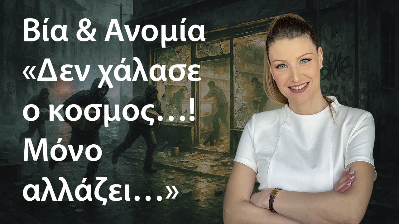 Βία, Eξαγρίωση, Ανομία, Ανεκτικότητα, Ατιμωρησία - YouTube