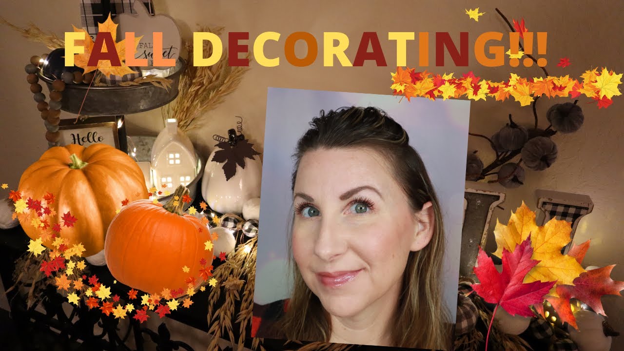 Decorating for FALL!!!! - YouTube
