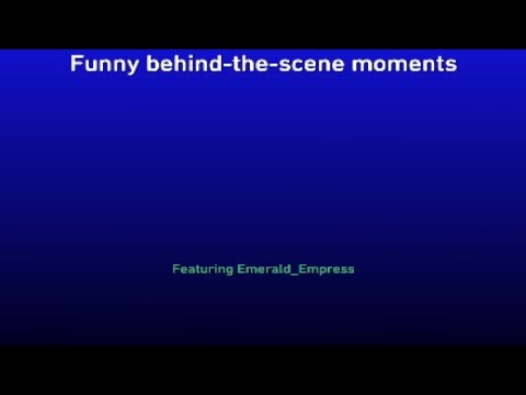 Funny behind-the-scene moments - YouTube