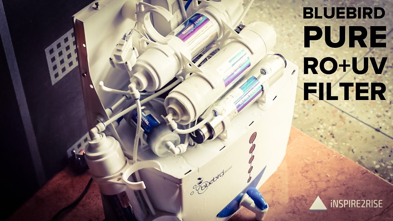 BlueBird Pure RO+UV filter unboxing and review - YouTube