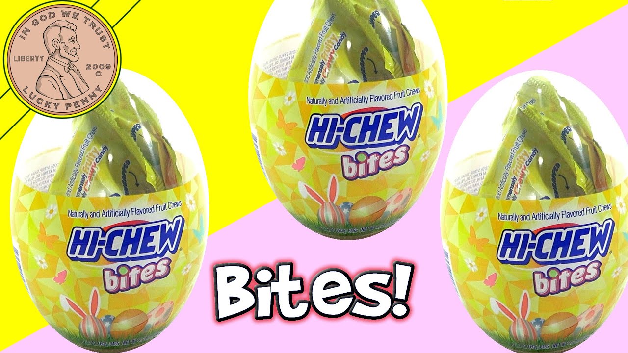 Easter Egg Filled Hi-Chew Bites Original Mix Candy Review - 3 Fruit ...