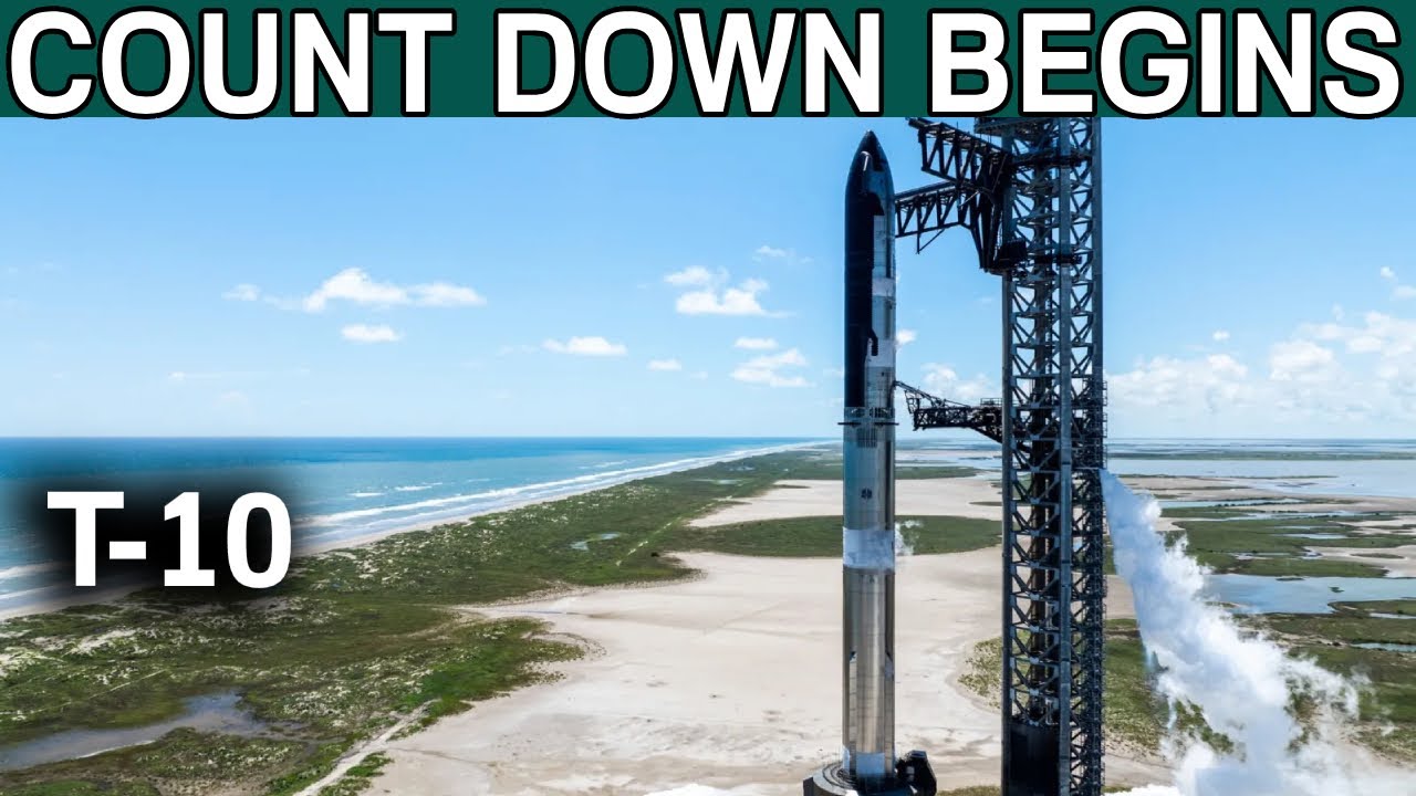 Starship Flight 8 Launch Count Down Finally Begins! - YouTube