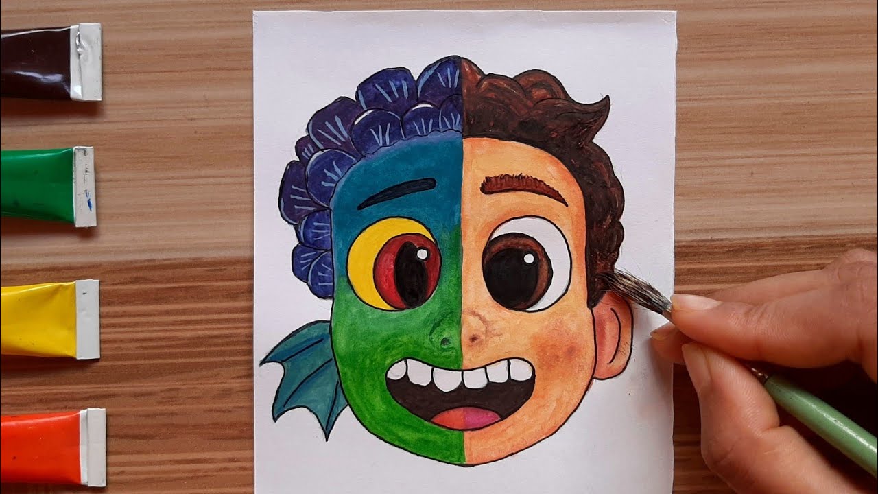 #shorts How To Draw Luca Disney Pixar 🐠 | By Chelsea - YouTube