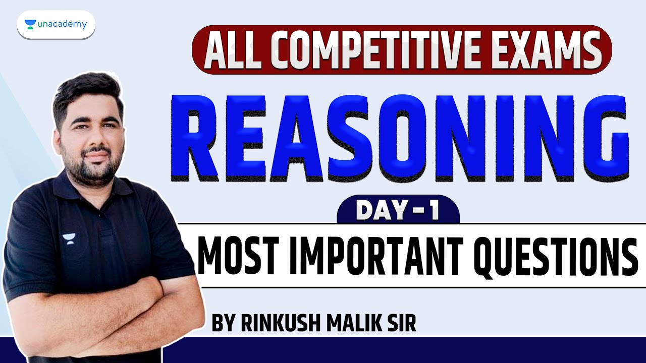 All Competitive Exams | Reasoning | Most Important Questions | Part 1 ...
