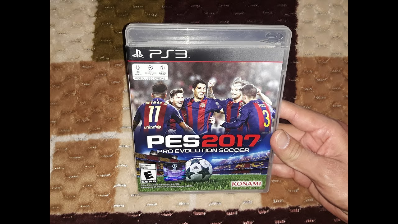 PES 2017 (PS3) Unboxing - YouTube