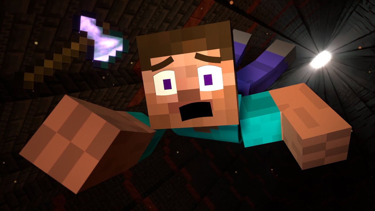 Steve Falls (Minecraft Animation) - YouTube