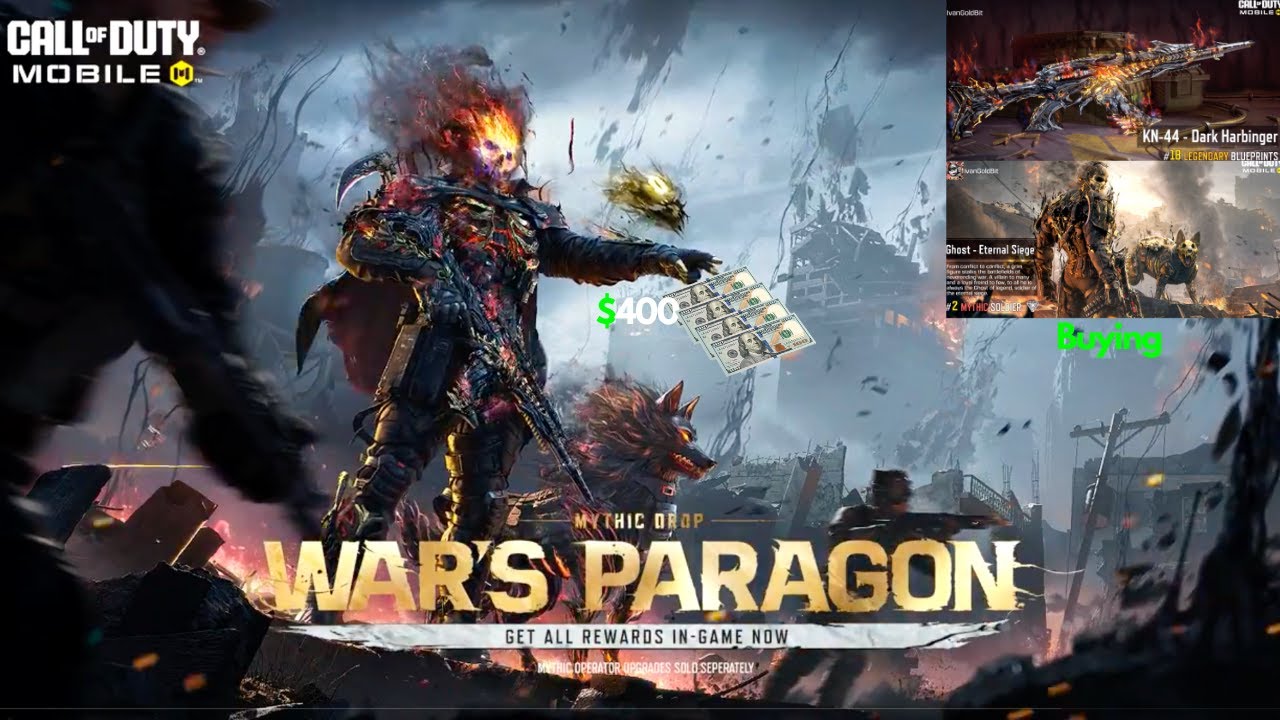 Ghost Eternal Siege Buying CODM New Mythic Soldier - YouTube