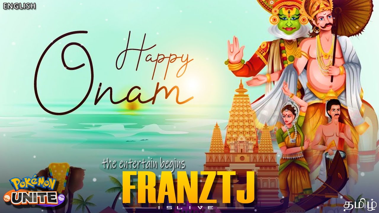 HAPPY ONAM LIVE🔴Pokemon Unite Live Stream | Pokemon UNite Rank ...