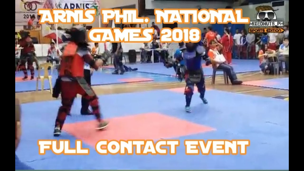 ARNIS PHILIPPINE NATIONAL GAMES 2018 - Arnis full contact event - YouTube