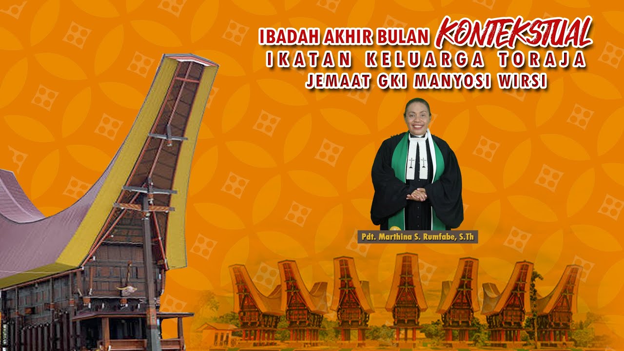 Ibadah Akhir Bulan | 31 Oktober 2024 | GKI MANYOSI WIRSI - YouTube