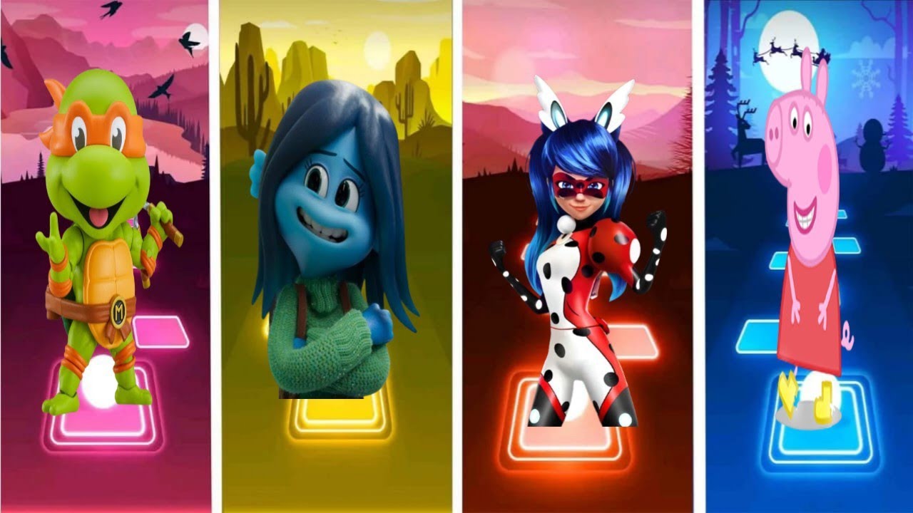 Teenage_Mutant🆚 Ruby_Gillman🆚 Miraculous_🆚 Peppa_Pig ️Who is the best ...