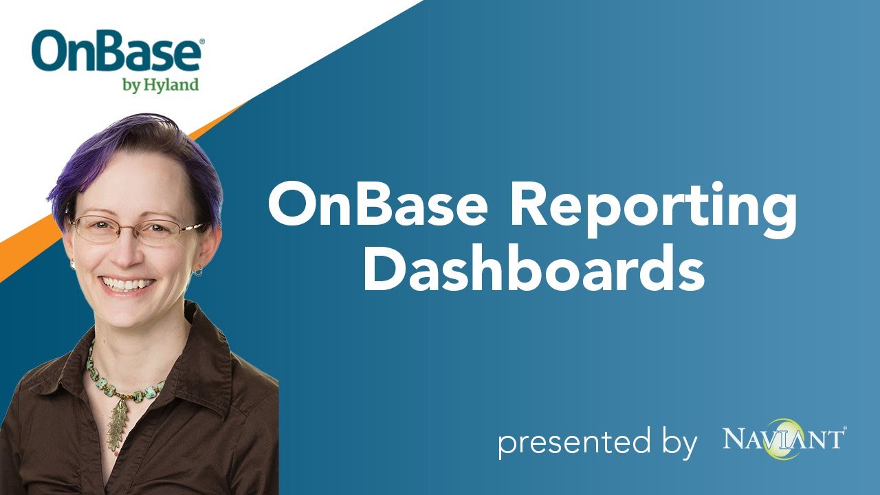 OnBase Reporting Dashboards: Highlights & Demo - YouTube