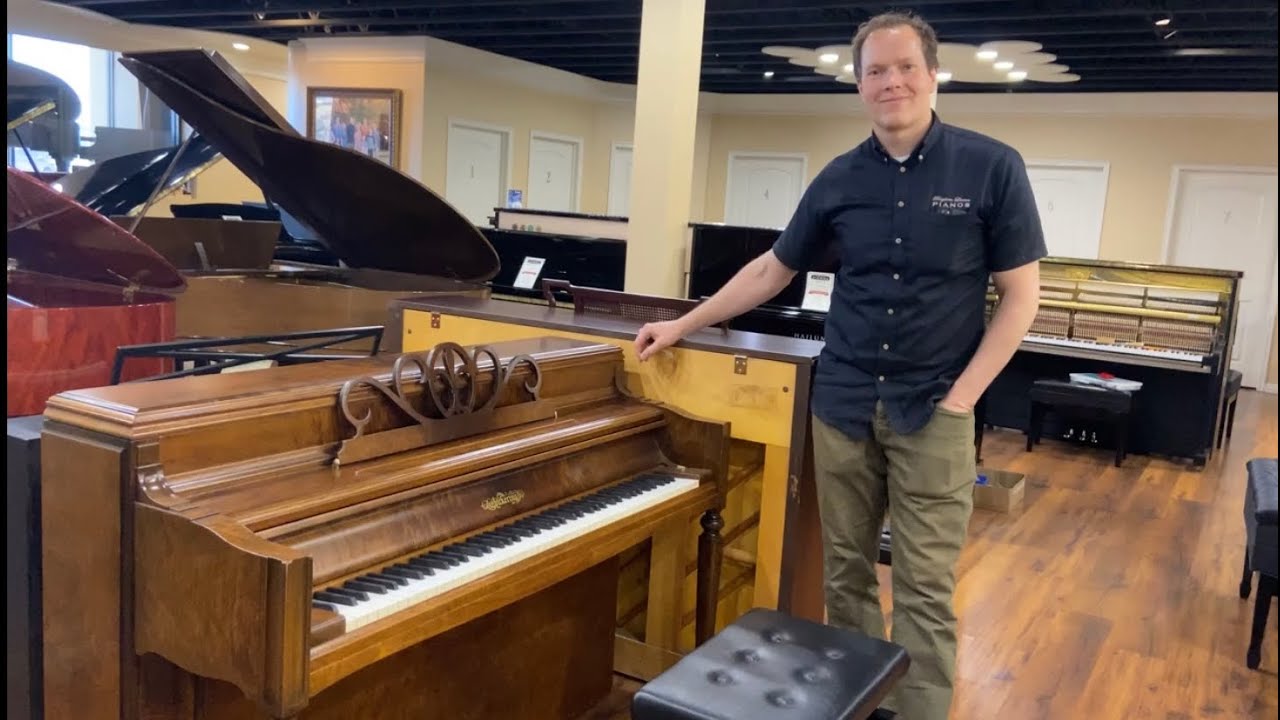 1943 Chickering Spinet - YouTube