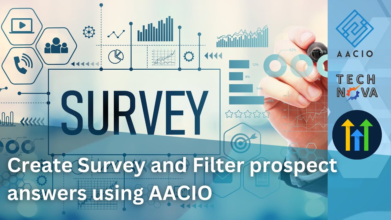 Survey creation and tracking in AACIO - YouTube