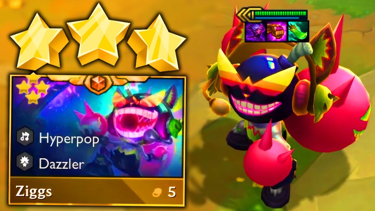 "WORLD FIRST" 3 STAR ZIGGS ⭐⭐⭐| TFT SET 10 - YouTube