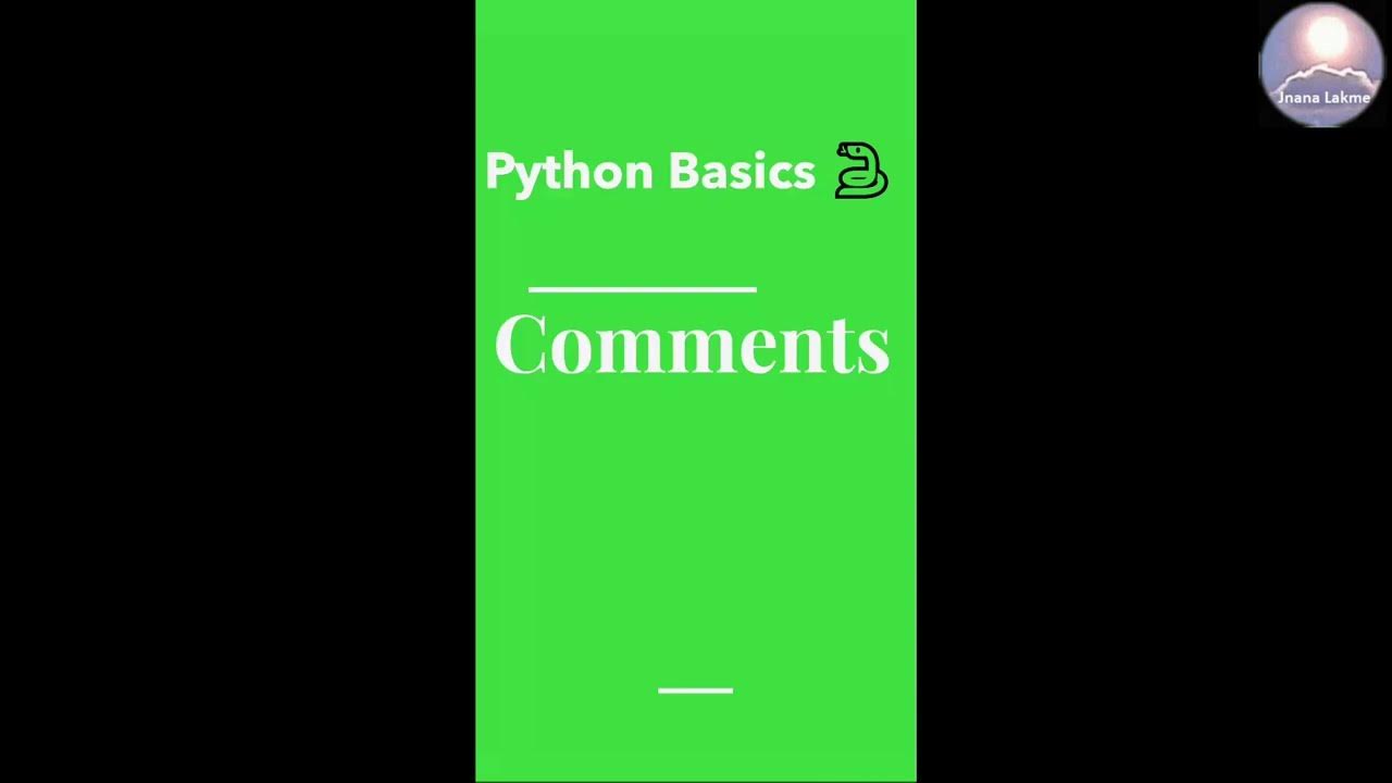 Python Comments Python Basics 🐍python Learnpython Pythonforbeginners Comments Youtube