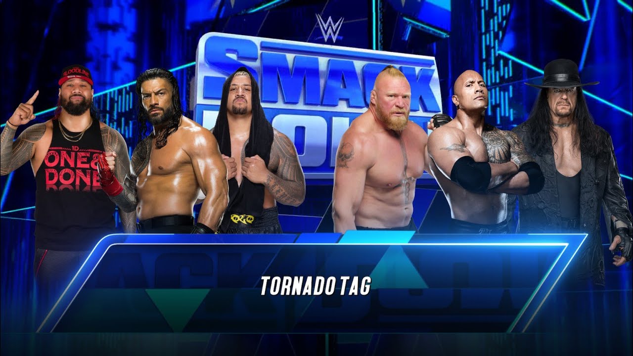 TEAM THE ROCK VS TEAM ROMAN REIGNS - YouTube