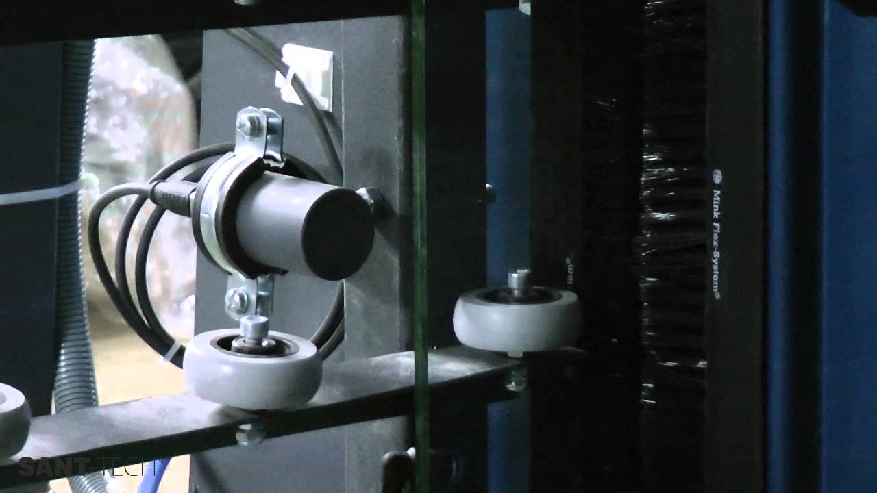 Automatic Sandblaster Glass 2000 (SANT-TECH) - YouTube