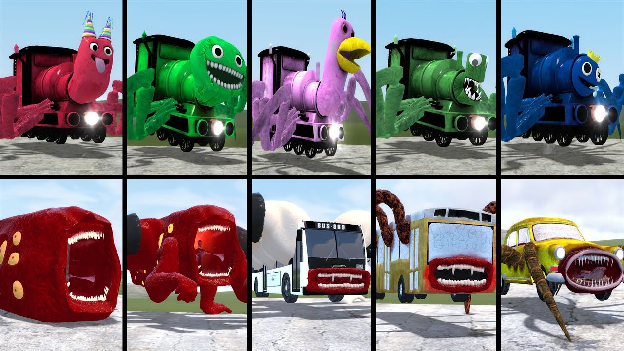 WHO WIN? PLAY AS:TEAM BUS EATER,CAR EATER,TRAINT EATER vs TEAM CHOO ...