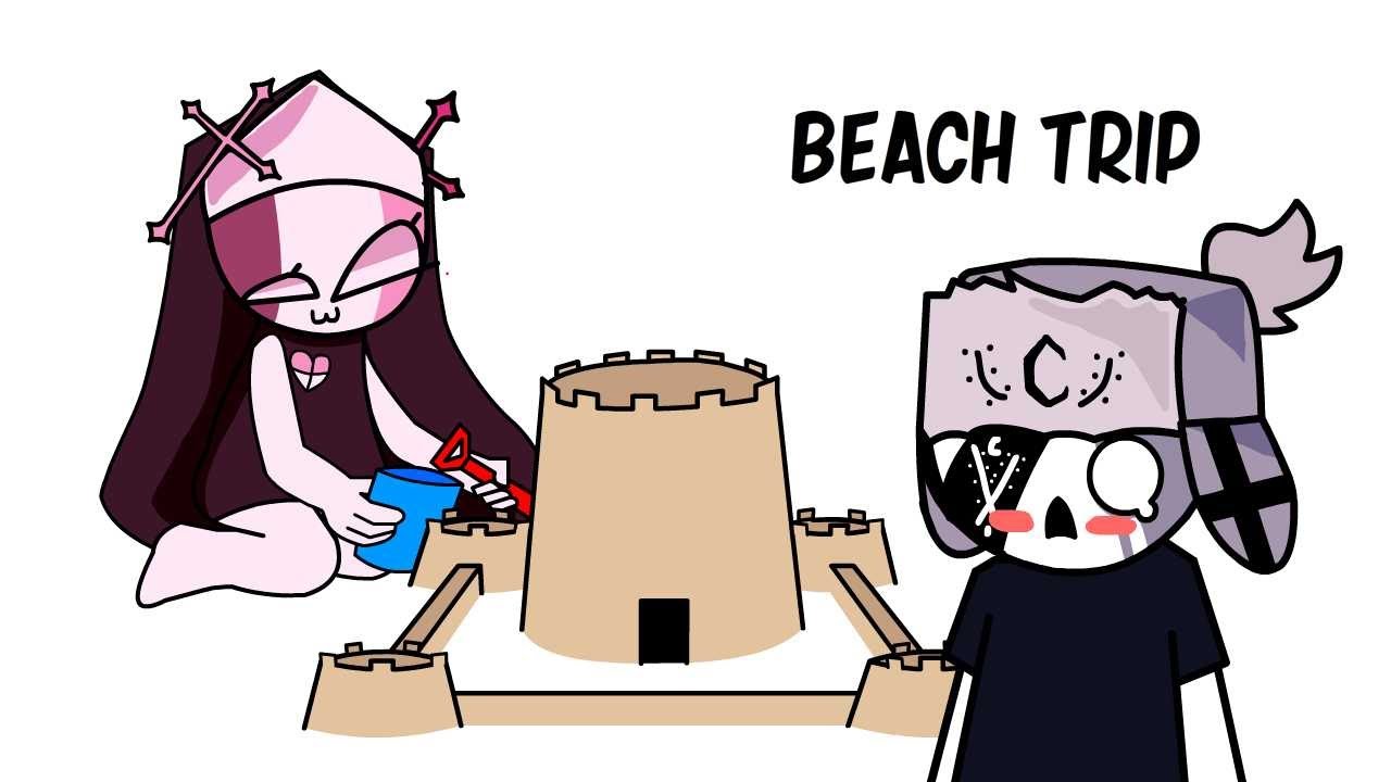 Sarvs day at the beach [Mid Fight Masses Animation] Ruv x Sarv - YouTube