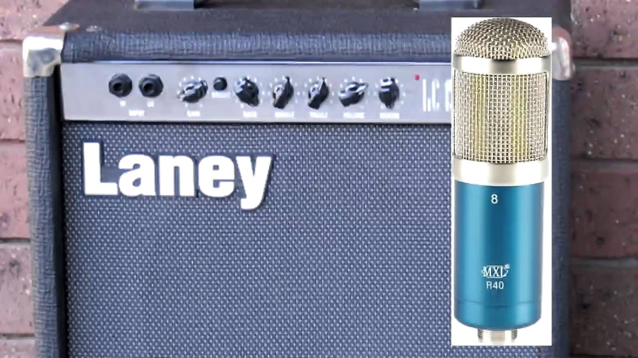 MXL R40 vs Shure SM57 - Laney LC15R amp - YouTube
