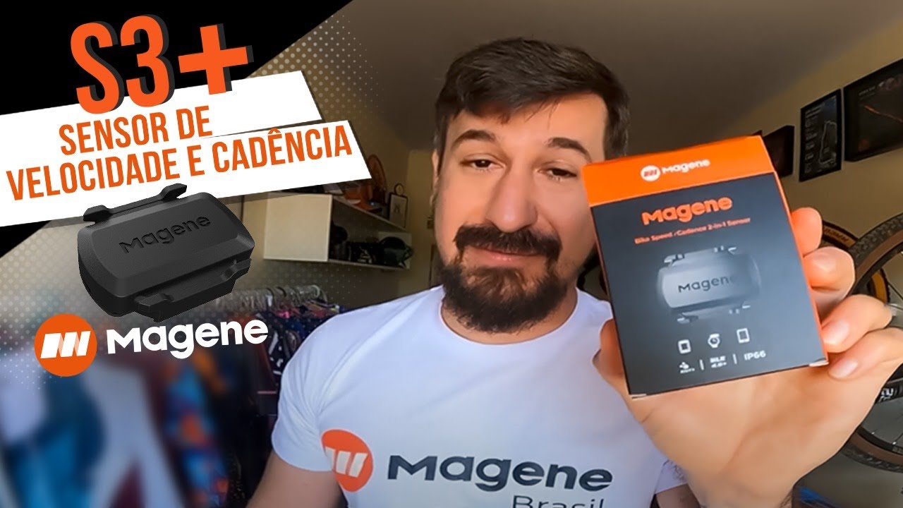 Magene Sensor S3+ (Velocidade e Cadência) - Bike King - YouTube