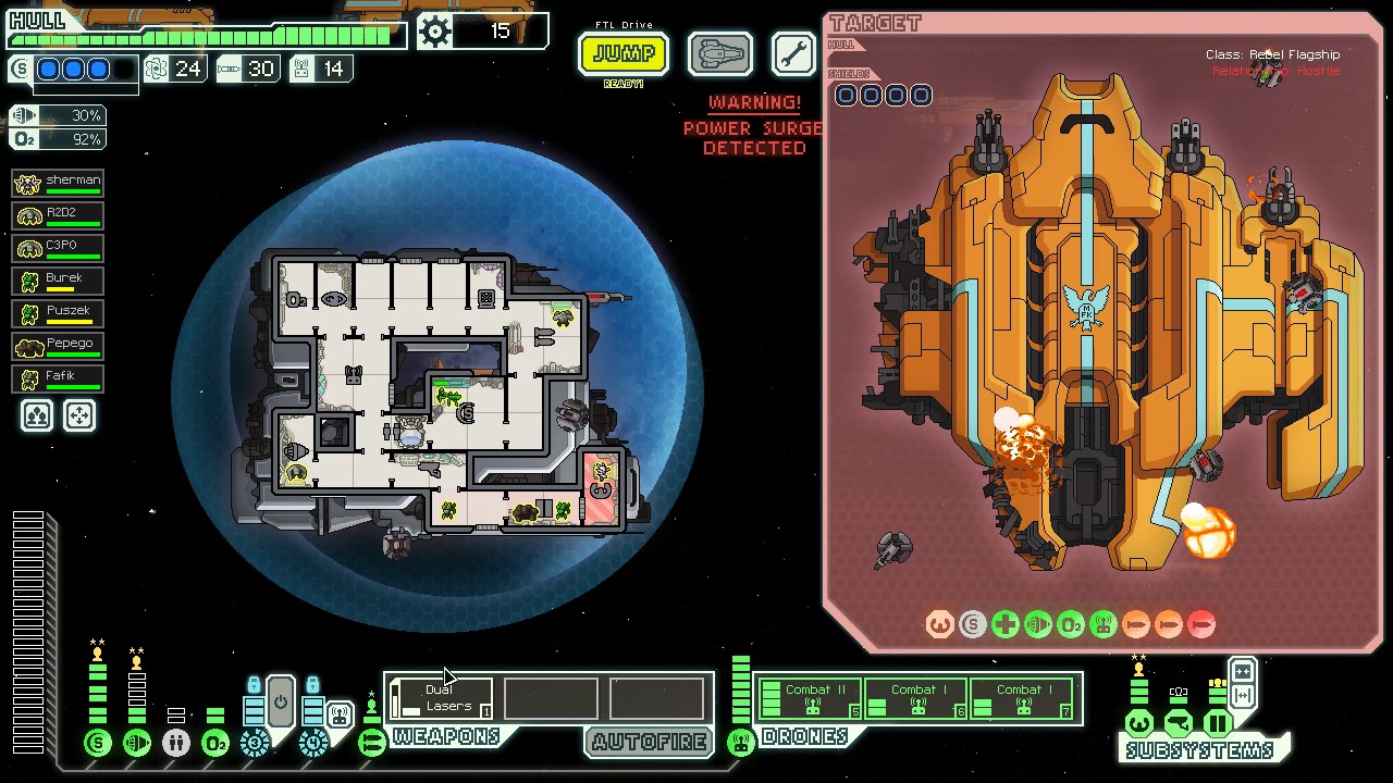 FTL 3 attack drones build - YouTube