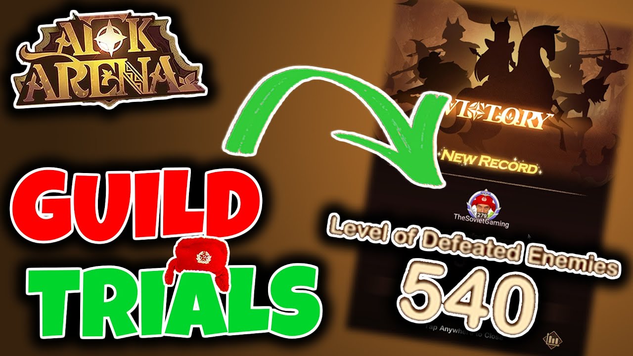 LVL 540 Fight Guide - Morrow Guild Trials [AFK ARENA] - YouTube