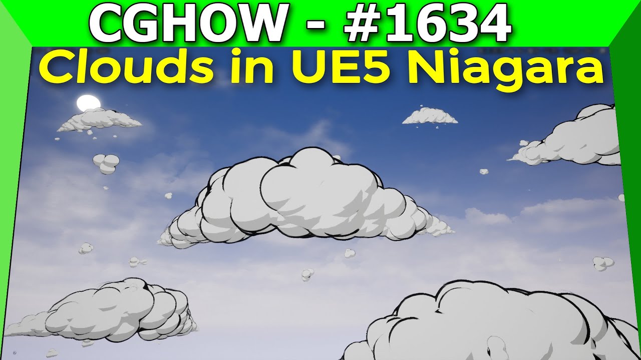 Toon Clouds in UE5 Niagara 👉 Trailer - YouTube