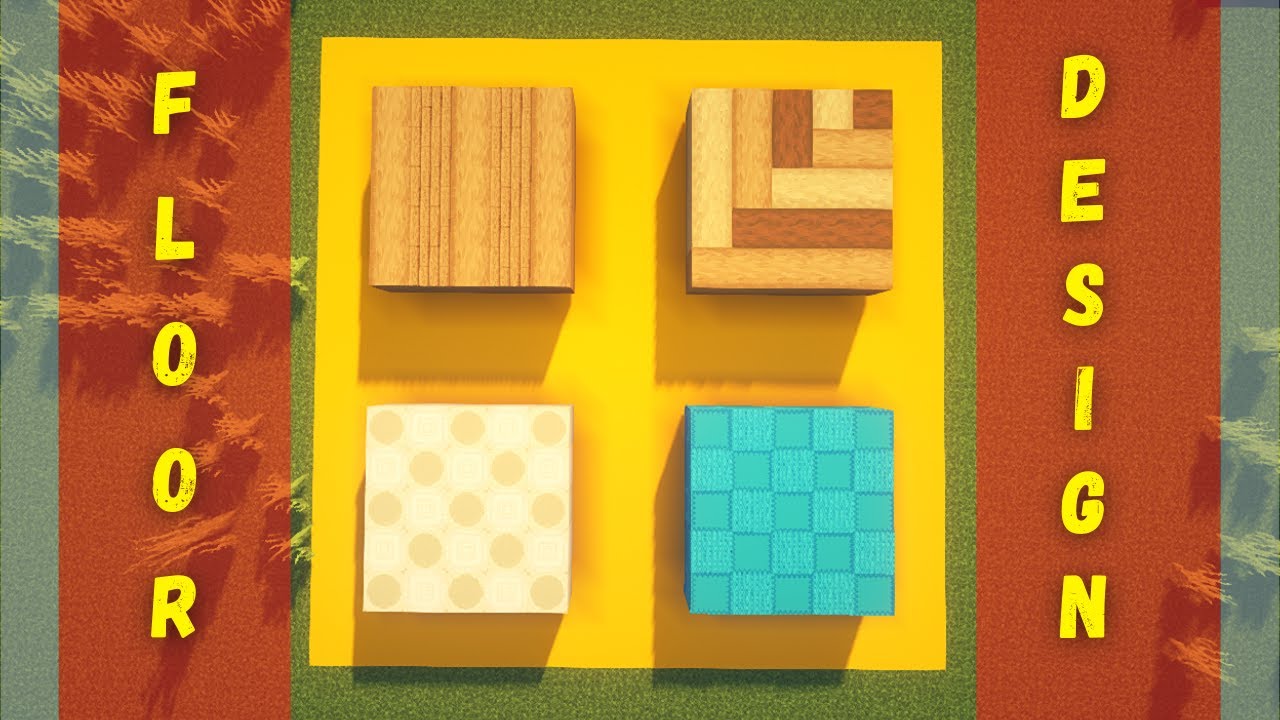 Minecraft Floor Design in One Minute | Easy - YouTube