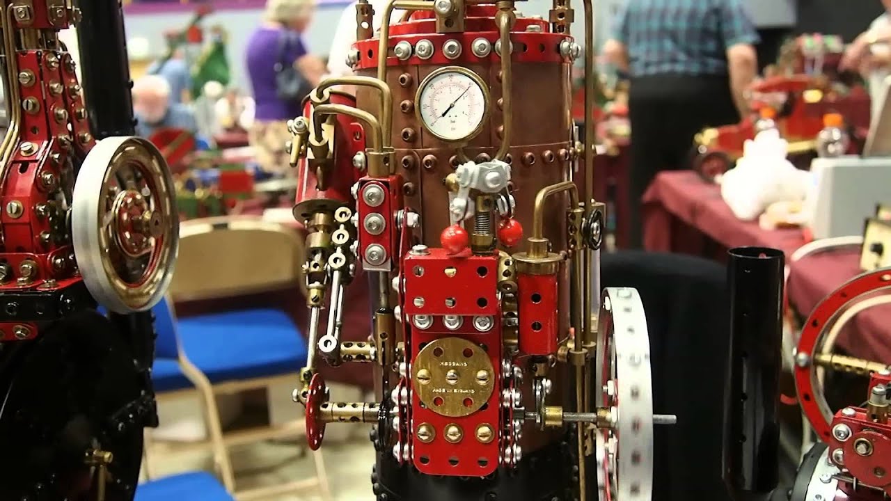 Meccano Model Steam Engines by Dave Harvey - YouTube