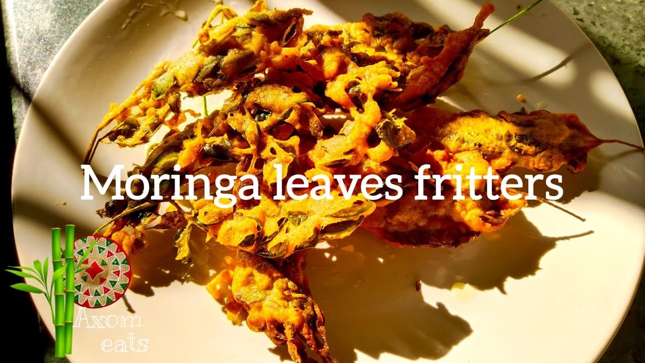 Moringa leaves fritters | Axom eats | Assam - YouTube