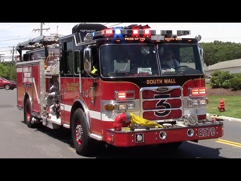 South Wall Fire Department Engine 379 Responding 7-8-17 - YouTube