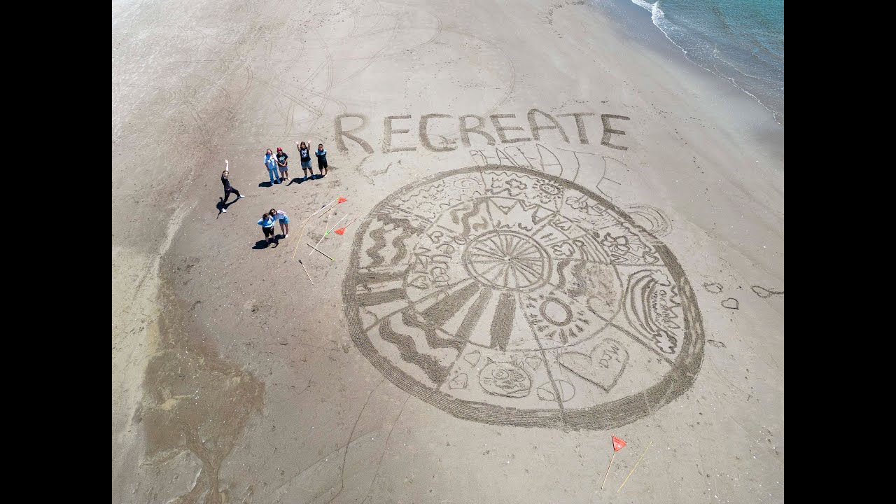 Recreate NZ - Sand Art Lesson 11 November 2023 - YouTube