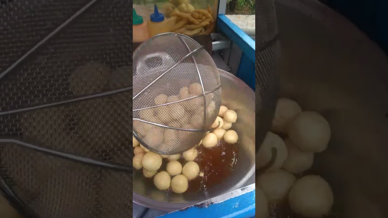 Tahu Bulat Digoreng Dadakan Dadariyeu - YouTube