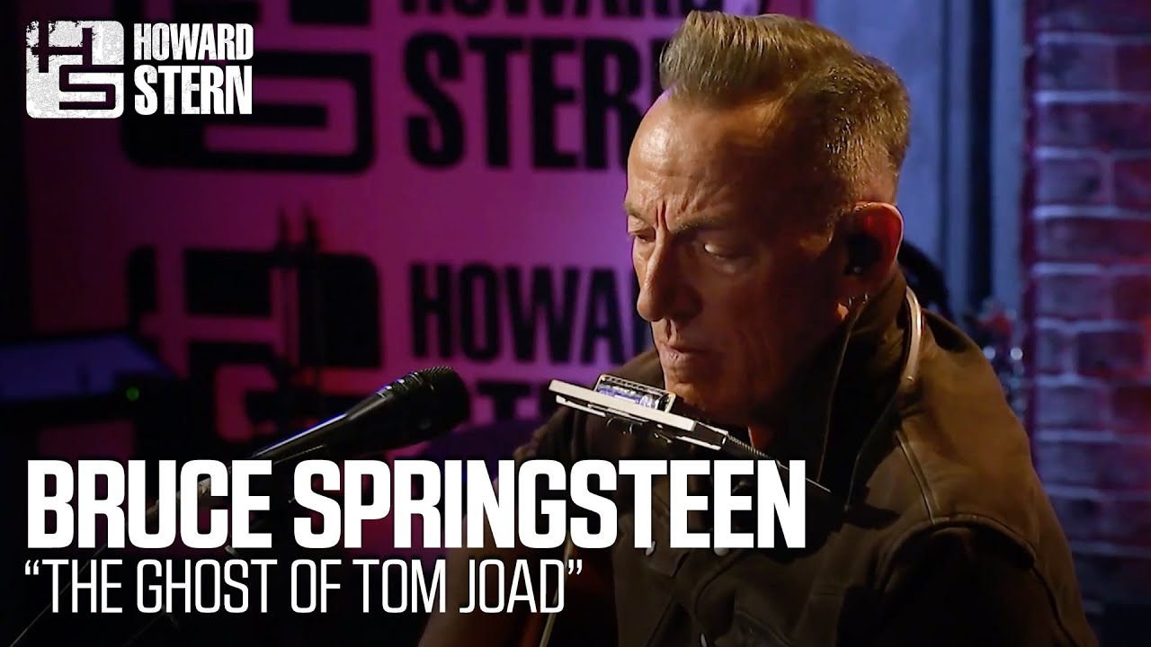 Bruce Springsteen "The Ghost of Tom Joad" Live on the Stern Show - YouTube