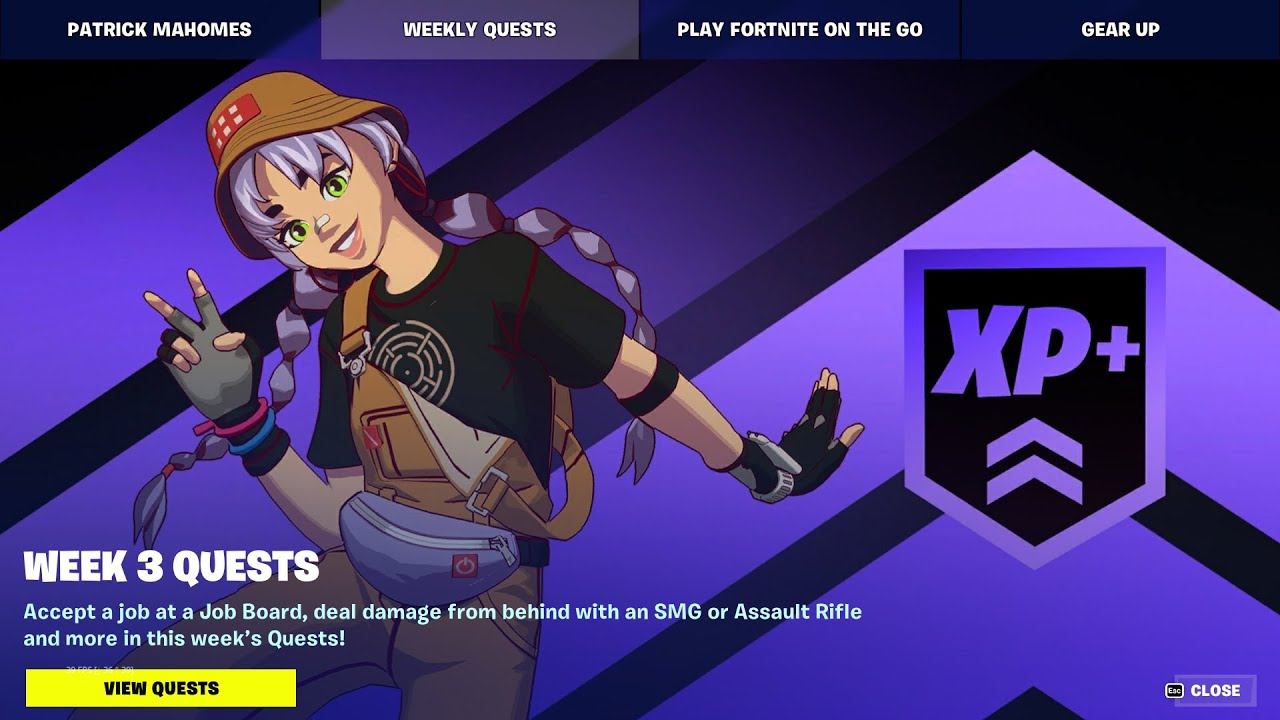 FORTNITE CH4S4 WEEK 3 QUESTS GUIDE - YouTube